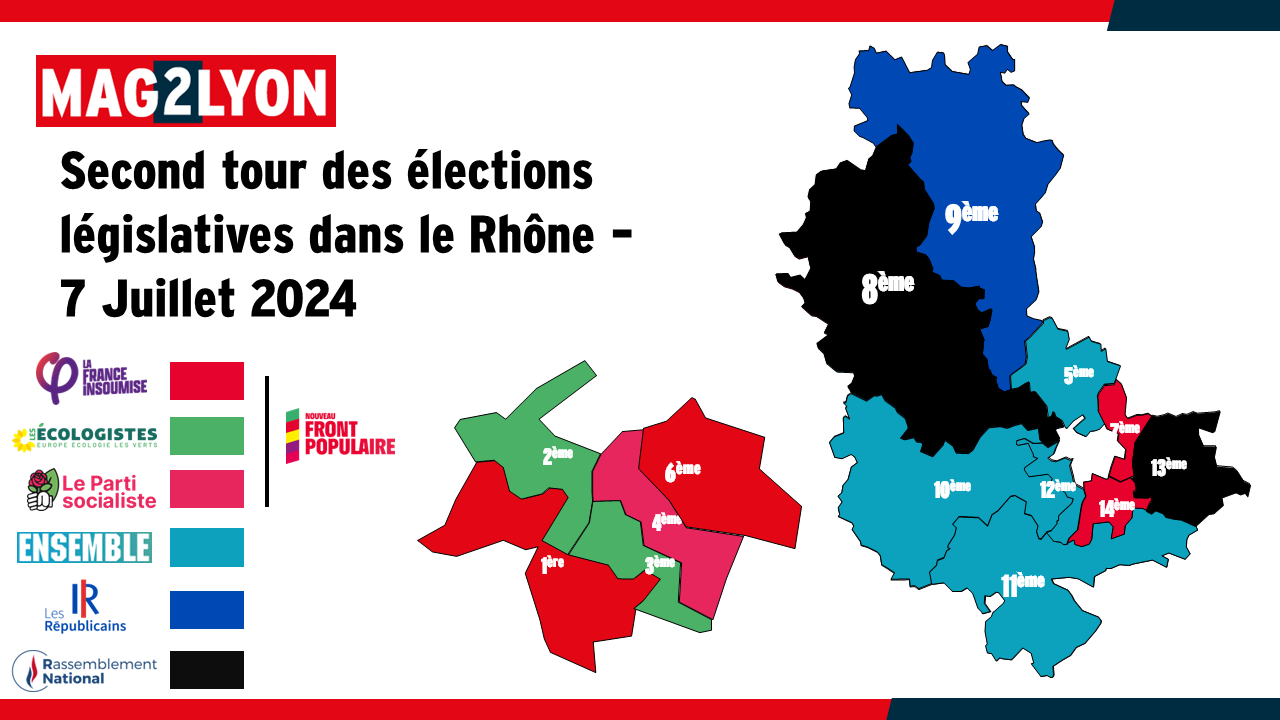 Législatives 2024 : les résultats définitifs – Mag2Lyon